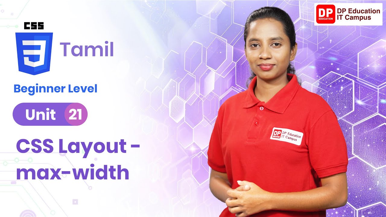 Unit 21 Css Layout Max Width Css Beginner Level Youtube