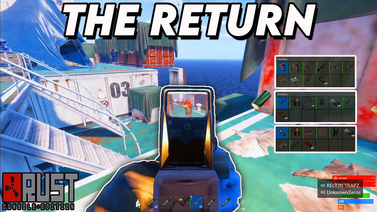 The Return Rust Console Edition Youtube