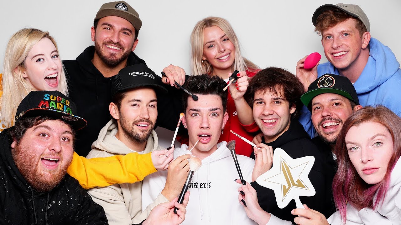 Makeup Relay Race Ft David Dobrik Vlog Squad Youtube