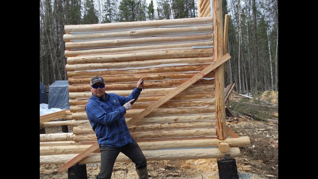 Log Cabin Construction In Alaska Roof
