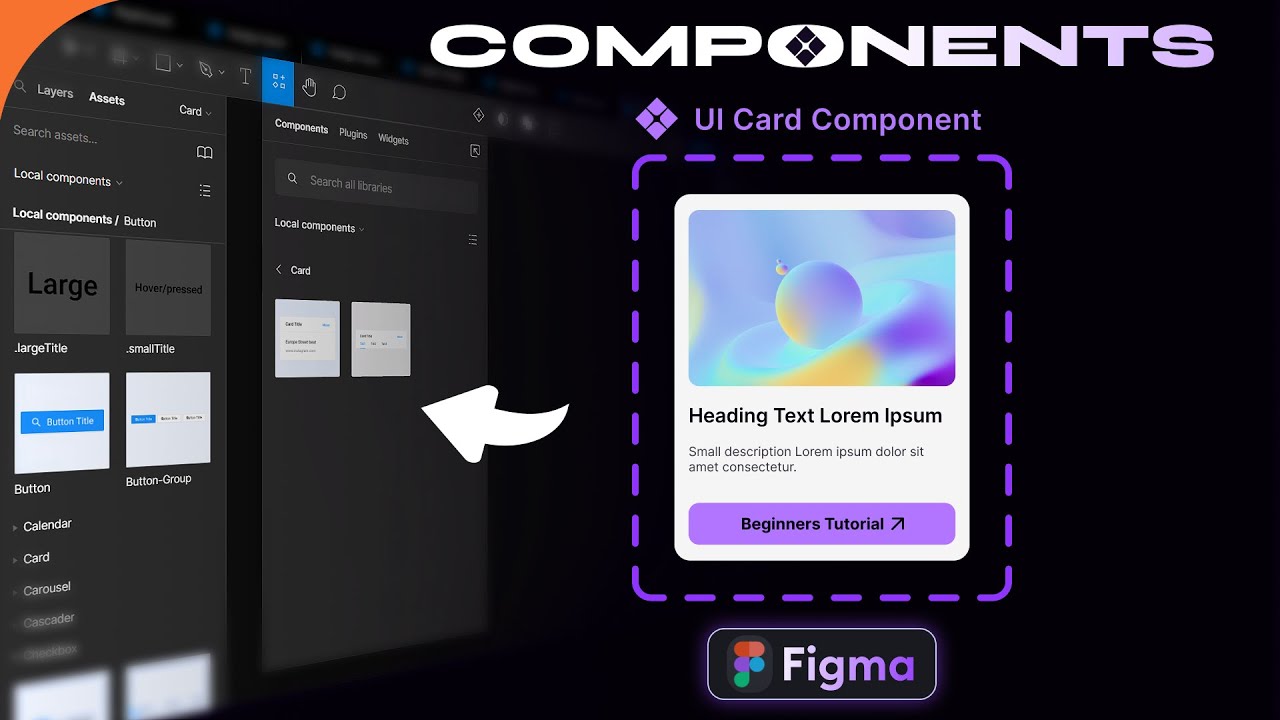Figma Components Basics In 06 Minutes Beginners Tutorial Youtube