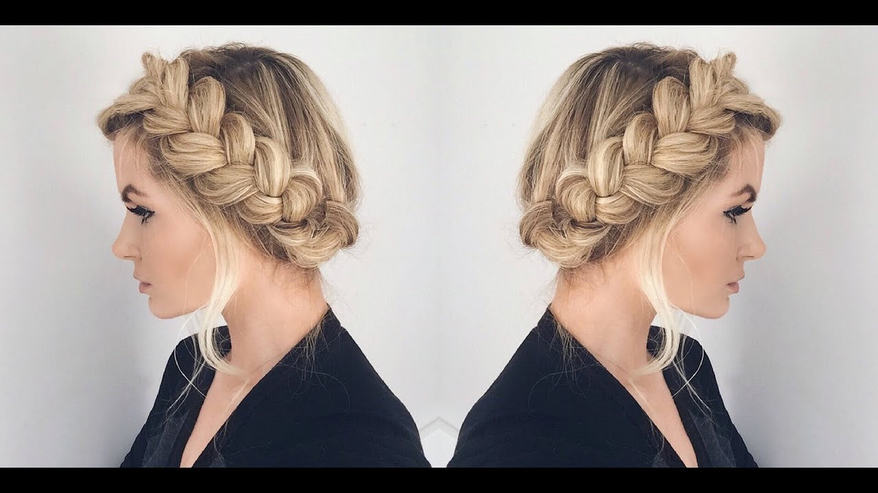Tutorial Halo Braid Tutorial Youtube