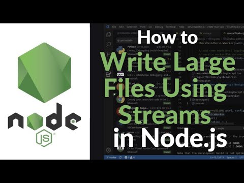 How To Write Large Files Using Streams In Node Js Easy File Writing