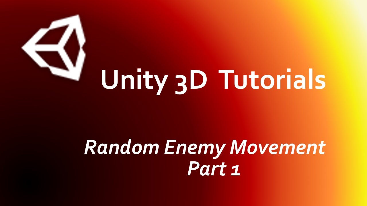 Unity 3d Random Enemy Movement Part 1 Youtube