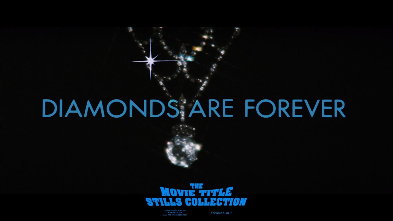 Diamonds Are Forever 1971 Title Sequence Youtube