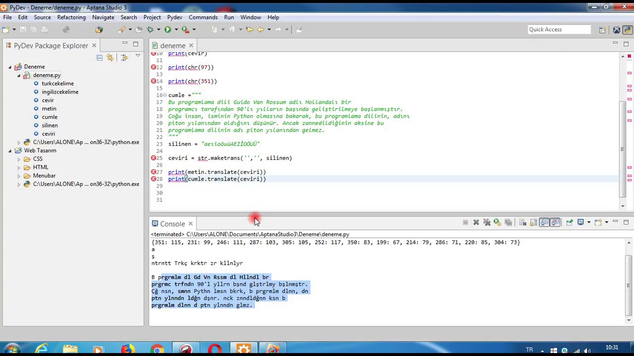 Translate Maketrans Chr Commands In Python Youtube