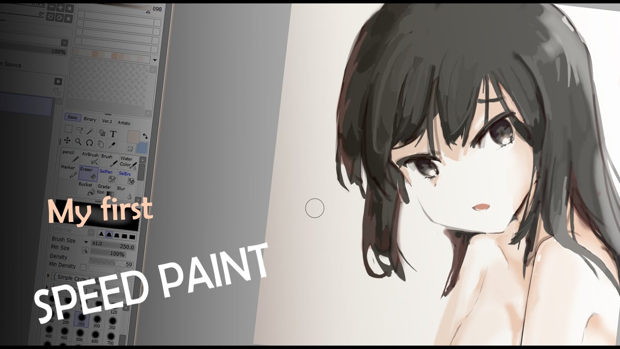My First Speedpaint Video Youtube