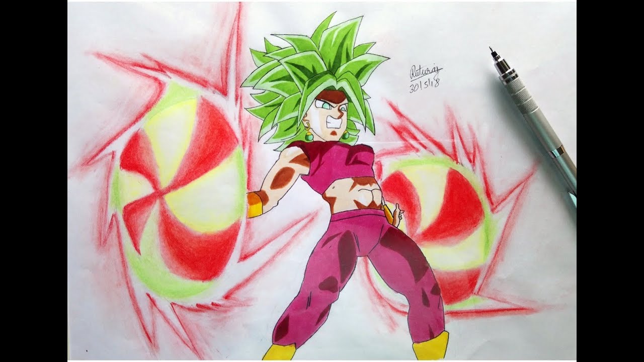 Drawing Kefla Super Saiyan Dragon Ball Super Youtube