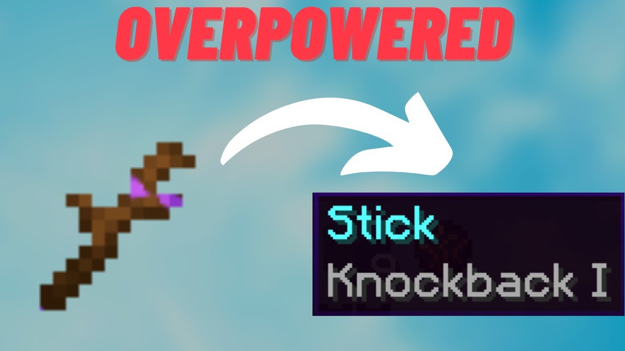 The Most Powerful Weapon In Minecraft Bedwars Youtube