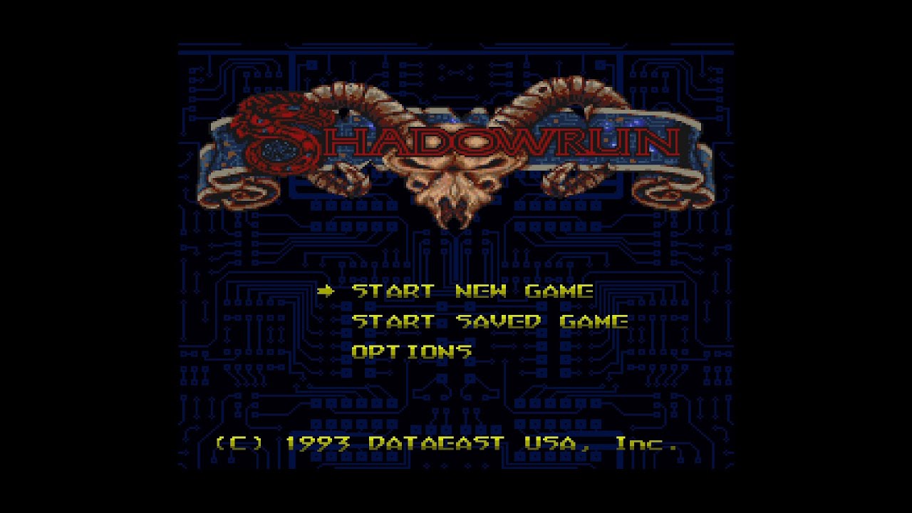 Snes Shadowrun Gameplay Overview No Commentary Youtube