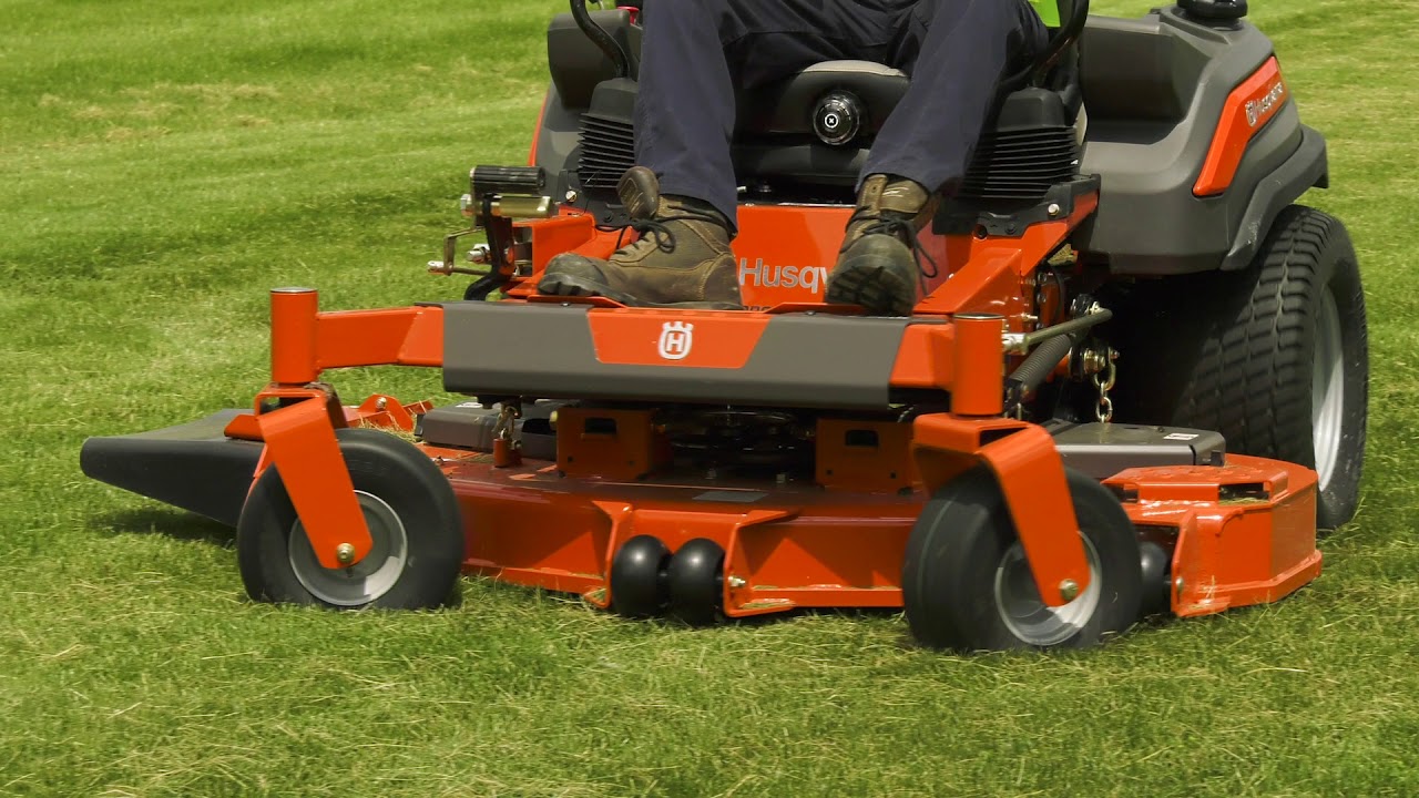 How To Use Operate A Commercial Zero Turn Gas Lawn Mower Husqvarna