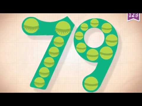 Learn Number 79 In English Counting Math By Endless Numbers Kids