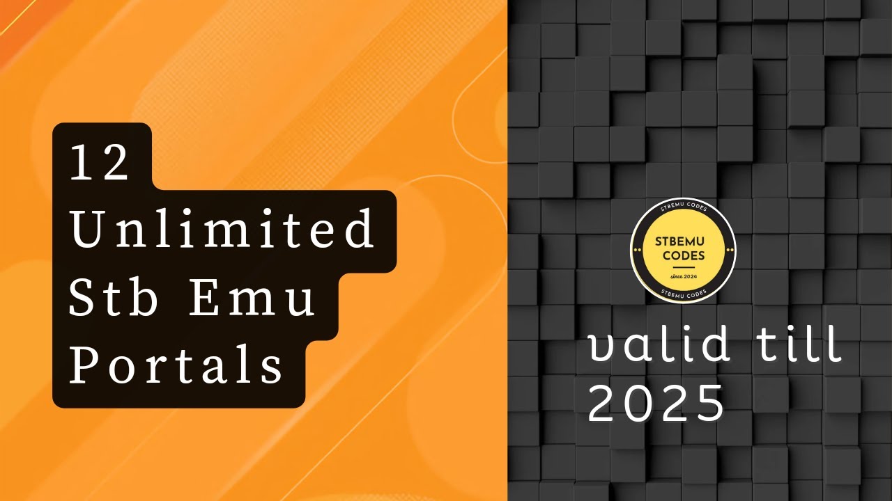 12 Unlimited Stb Emu Portals Stbemu Codes Youtube
