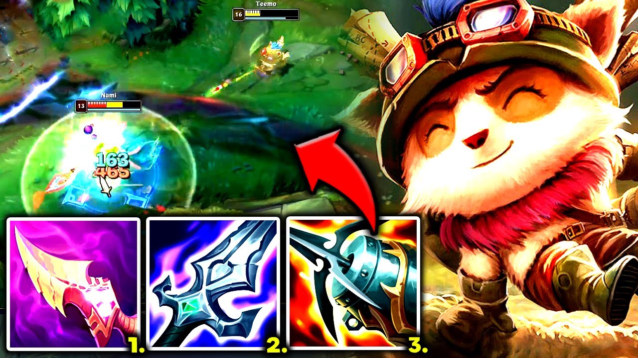 Teemo Top On Hit Literally Shreds Apart Everyone Amazing Build S13