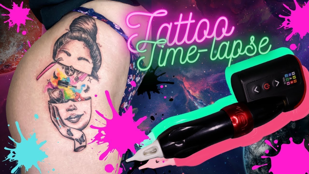 Thigh Tattoo Tattoo Time Lapse Tattoos Tattoo Tutorial Tattoo