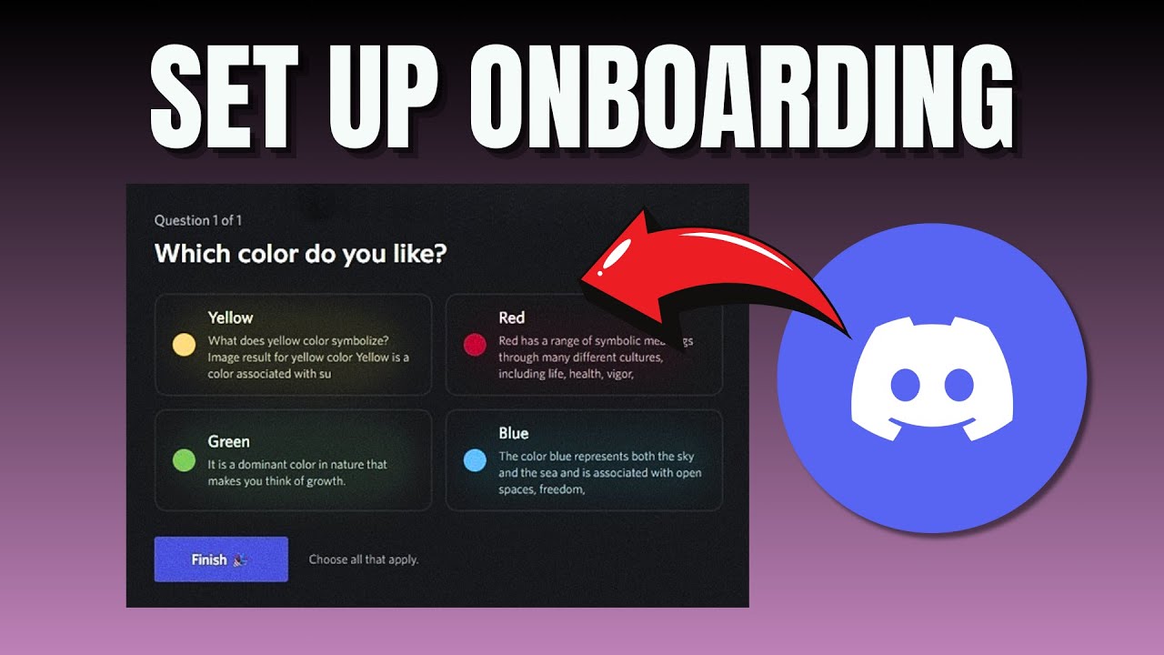How To Setup Onboarding Discord Youtube