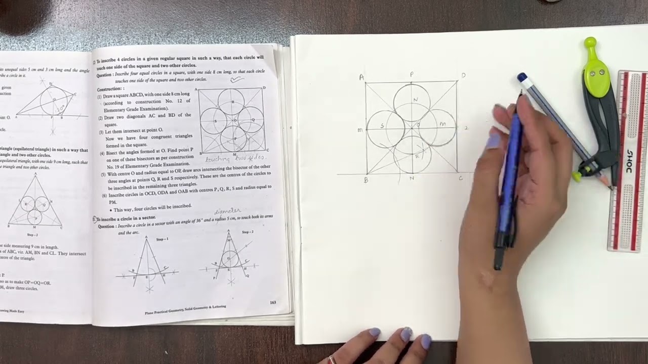 Intermediate Drawing Grade Exam Geometry Part 3 By Rutuja