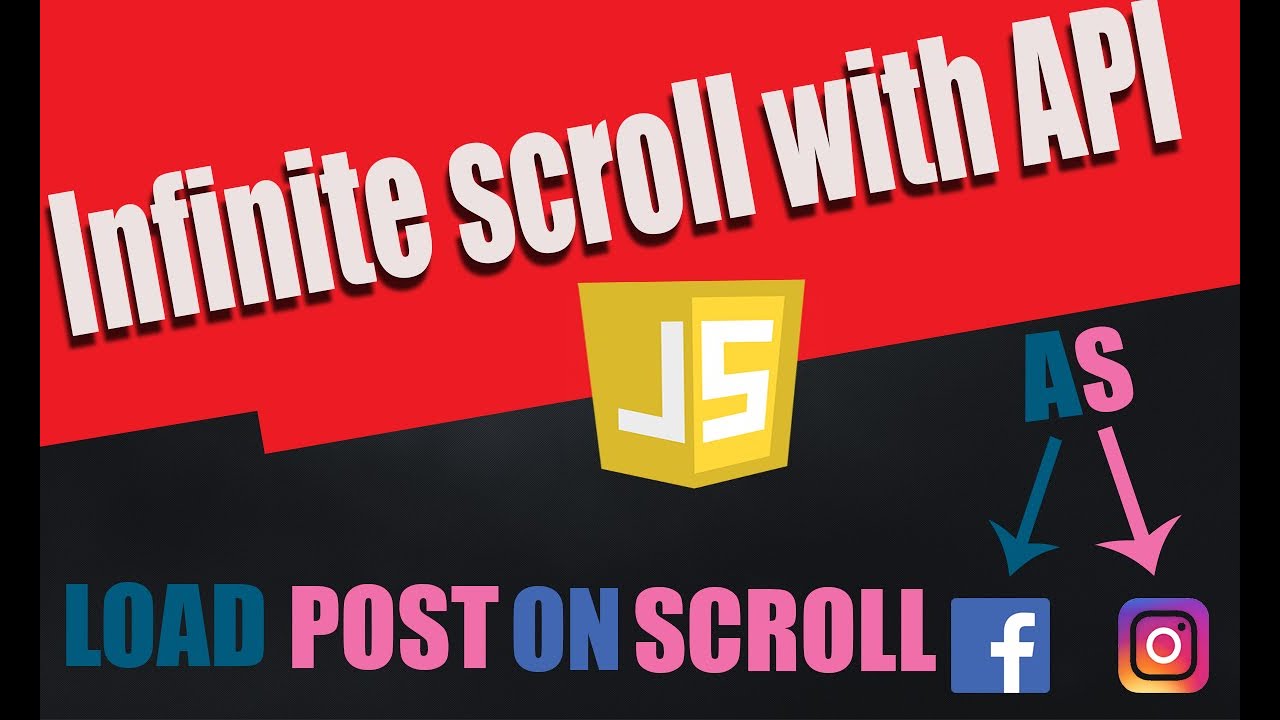 Infinite Scrolling With Javascript Using Api Youtube