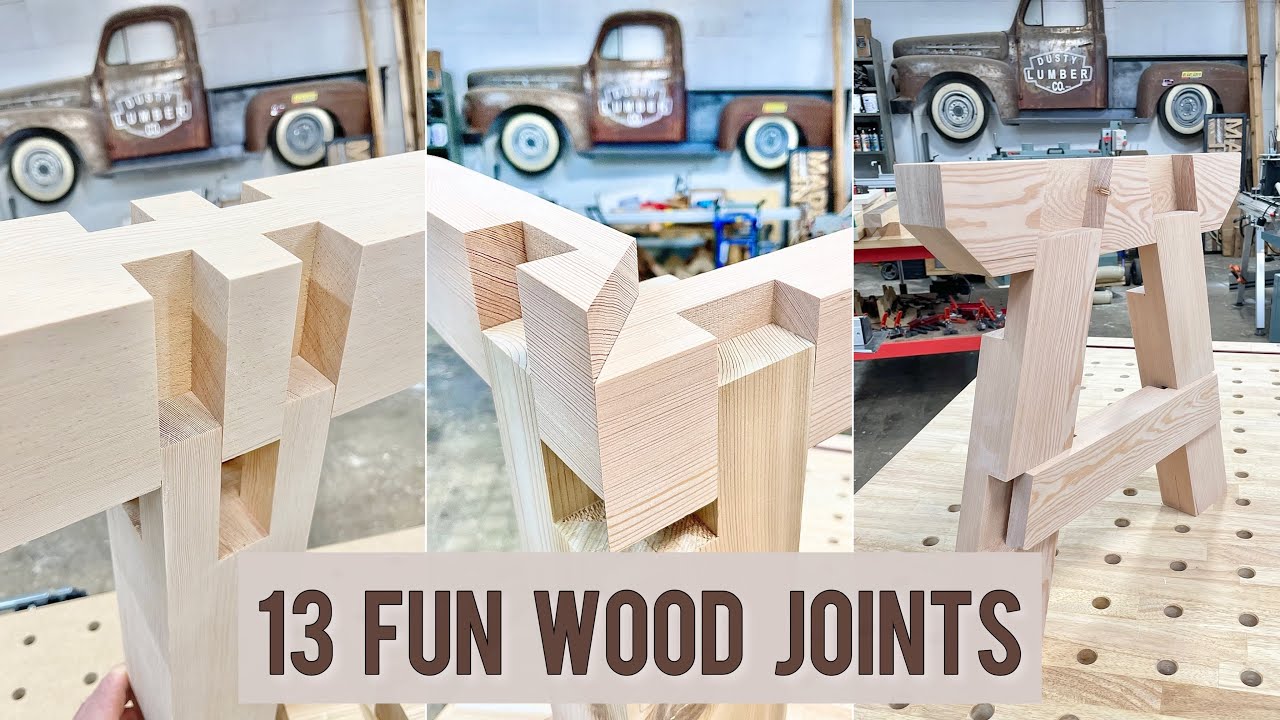 13 Fun Woodwork Joints Youtube