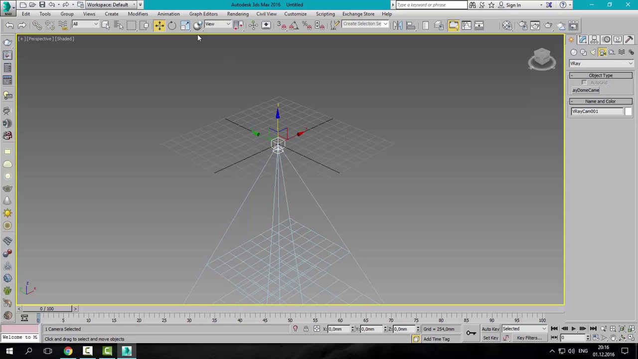 3ds Max 2016 2017 Physical Camera Youtube