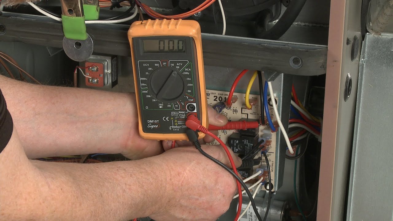Furnace Blower Motor Voltage Testing Youtube
