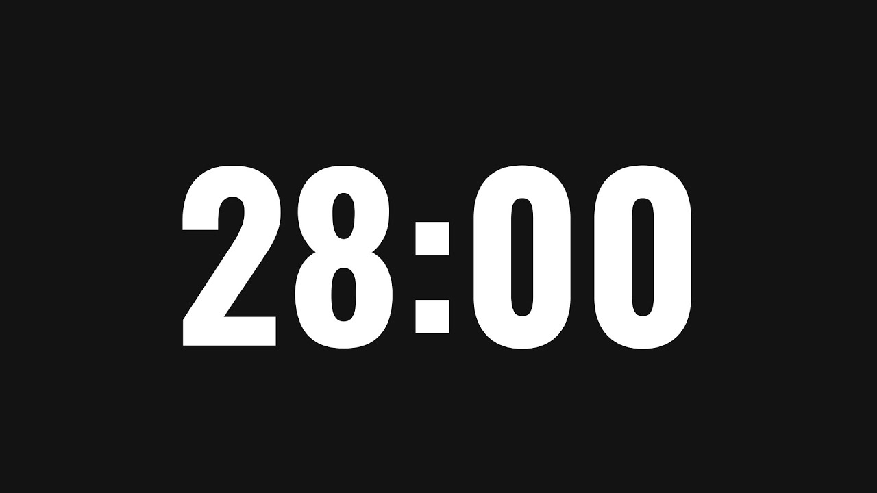 28 Minute Timer Youtube