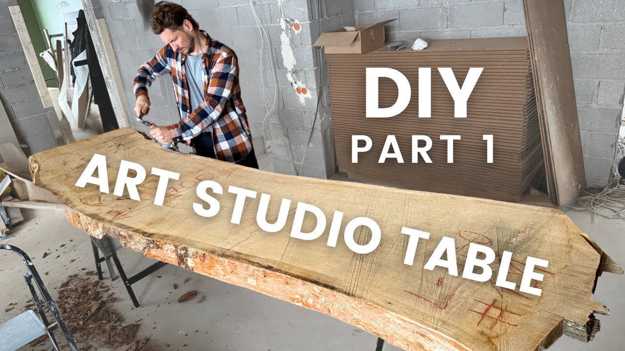 Art Studio Table Making Diy Part 1 Youtube