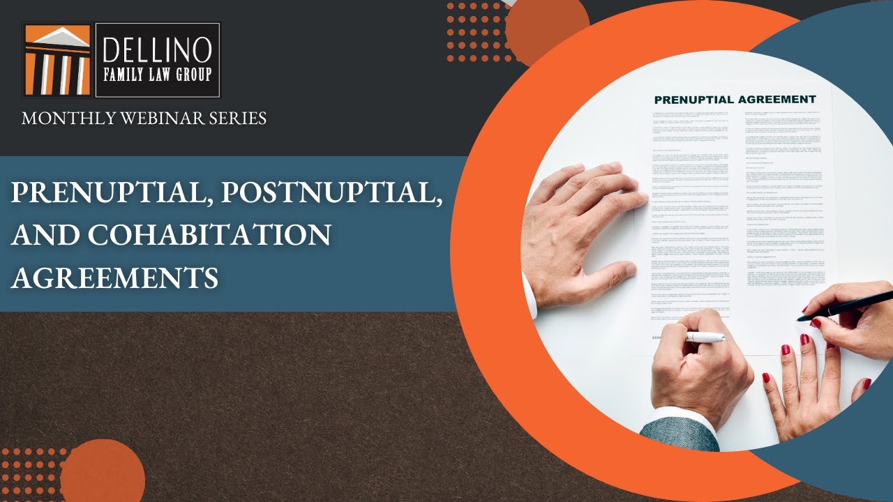 Webinar Prenuptial Postnuptial And Cohabitation Agreements Youtube