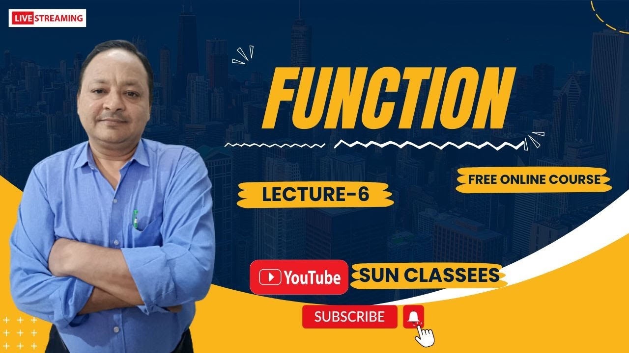 Function Lecture 6 Youtube