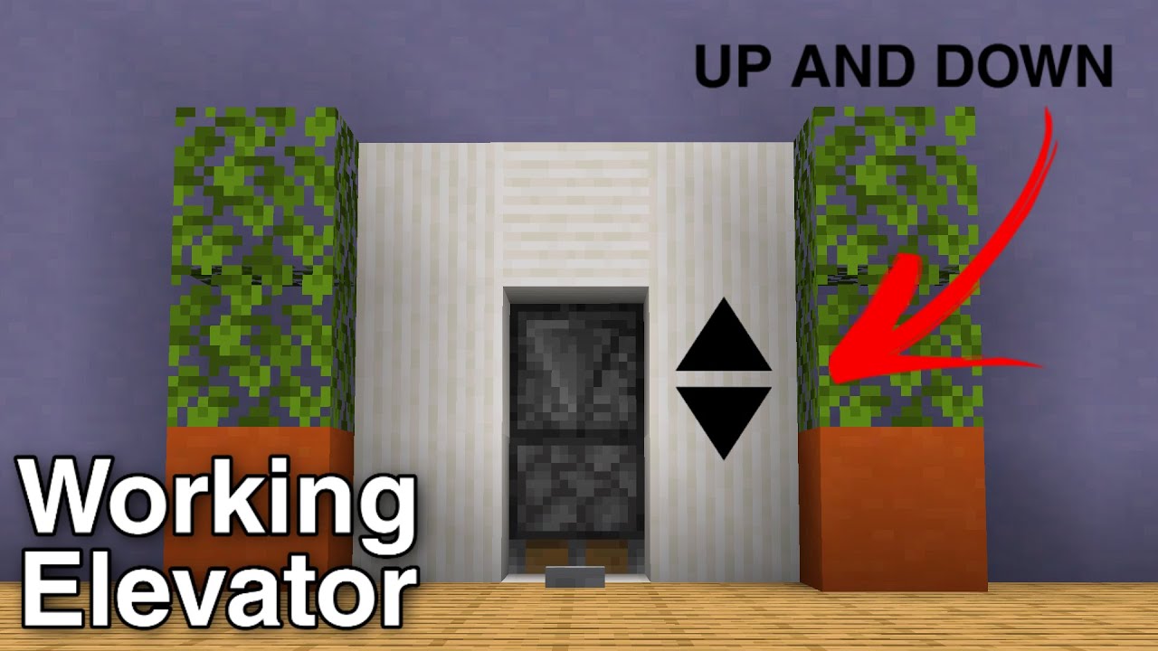 Easy Elevator Tutorial In Minecraft 1 16 Youtube