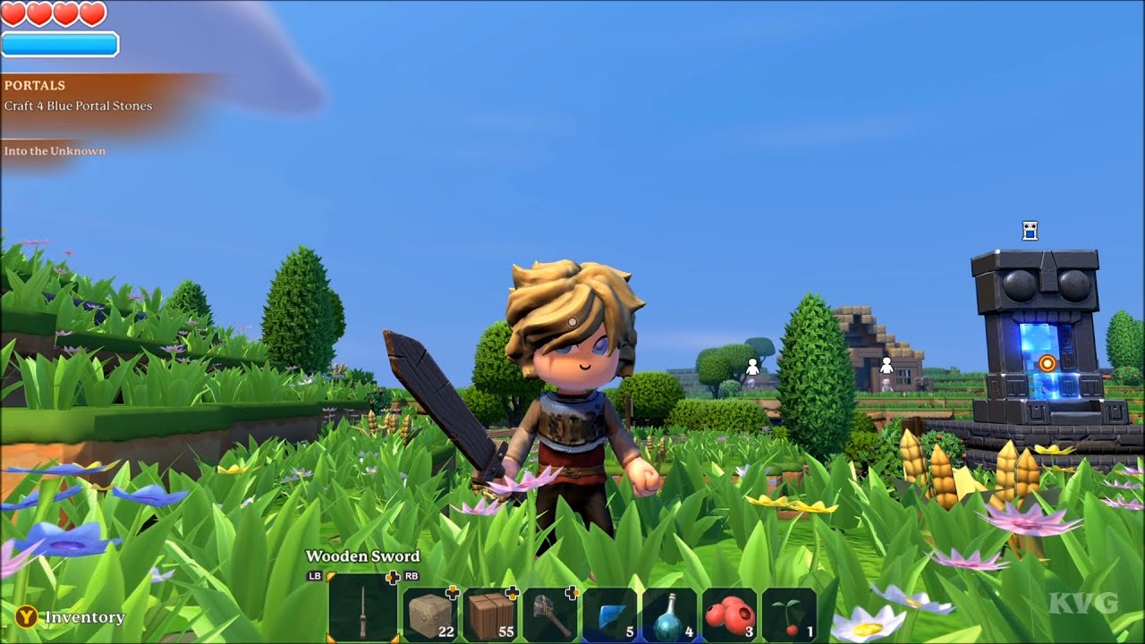 Portal Knights Gameplay Xbox One X Hd 1080p60fps Youtube