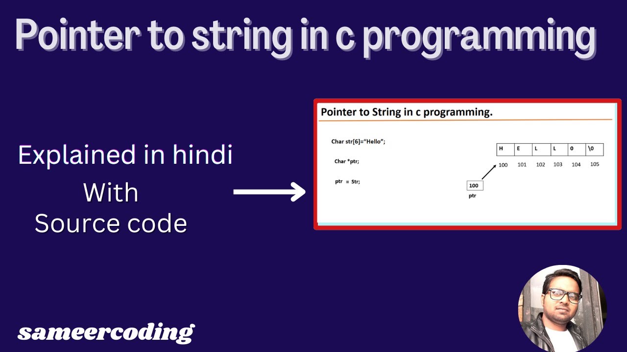 What Is Pointer To String In C Programming Pointer To String