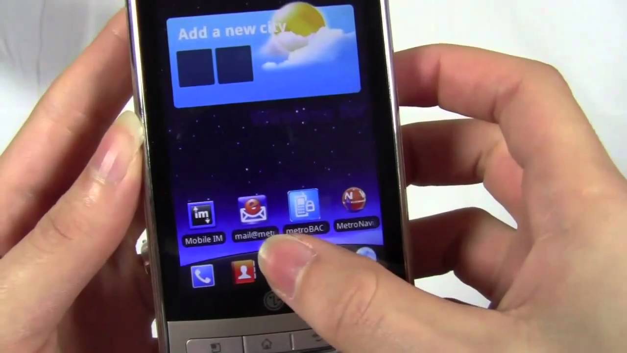 Lg Optimus M Unboxing Youtube