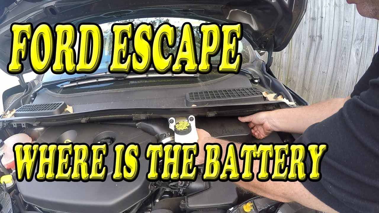 Ford Escape Where Is The Battery Located Youtube