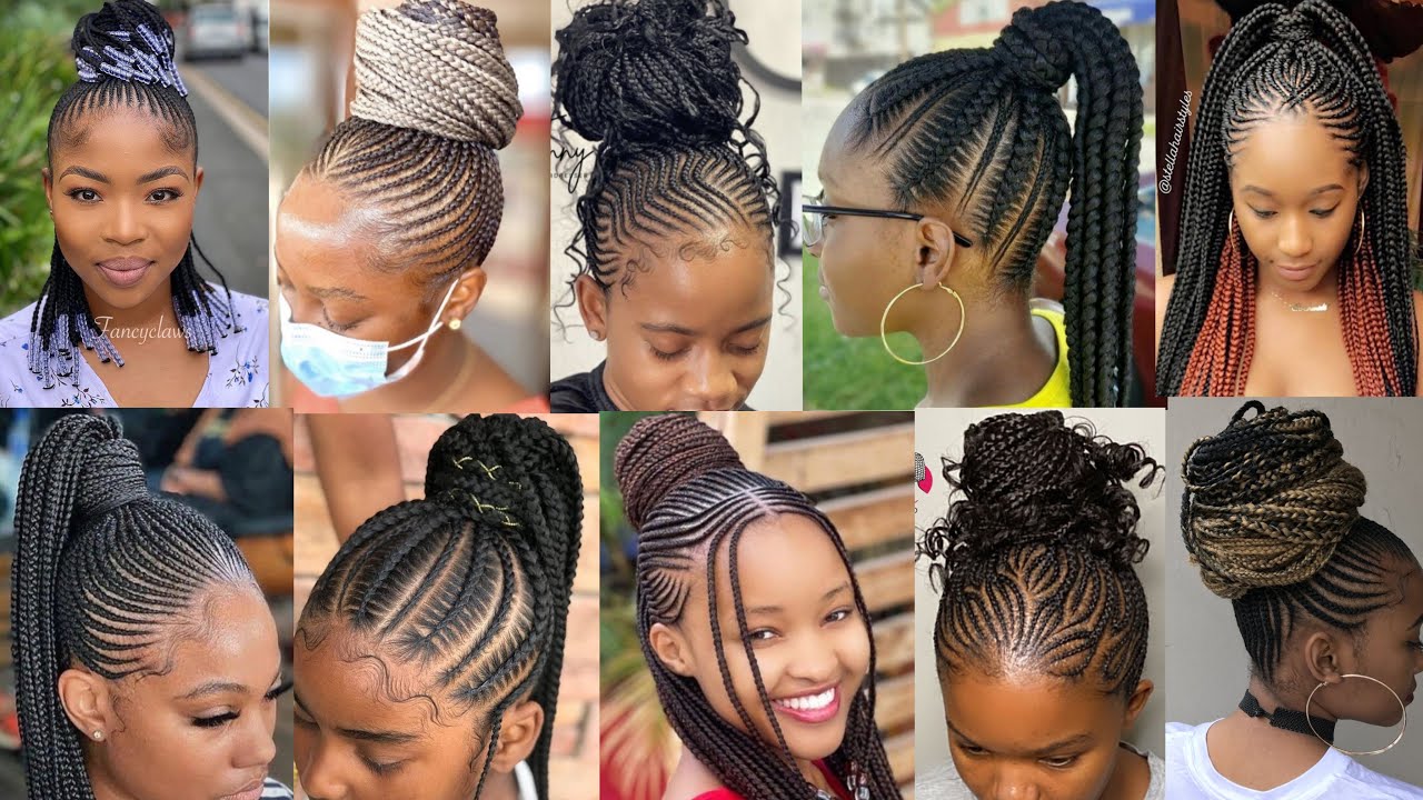 Box Braids Updo Hairstyles
