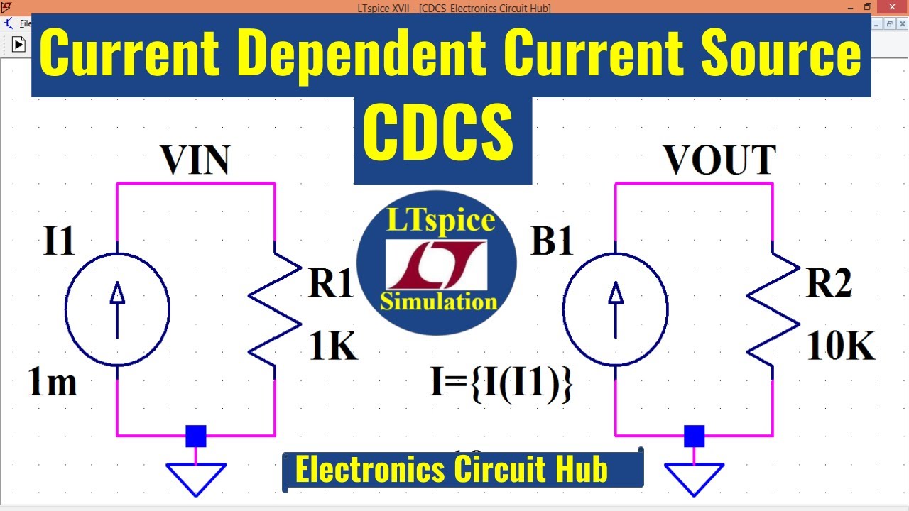 Mastering Current Dependent Current Source Cccs In Ltspice