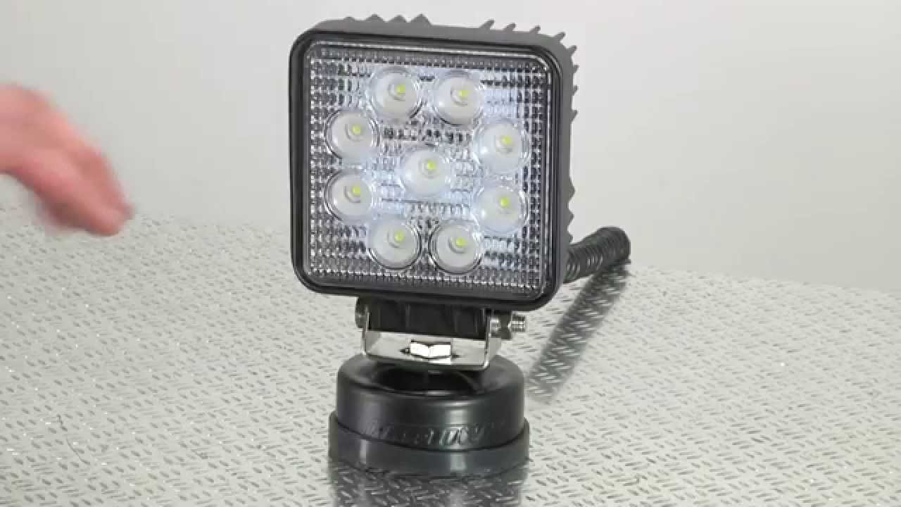 Ultra Tow Weatherproof Worklight 27 Watts 9 Leds Youtube