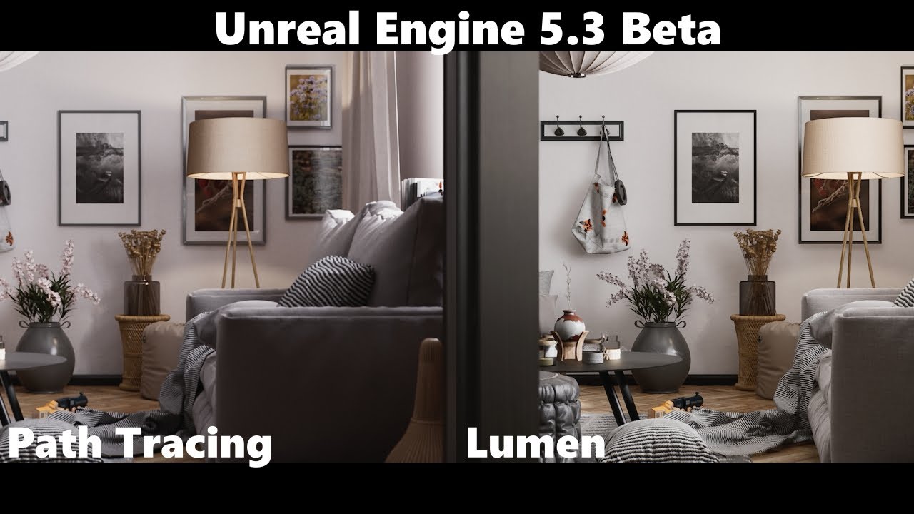 Unreal Engine 5 3 Path Tracing Vs Lumen Youtube