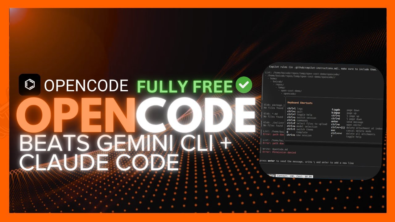 Opencode Fastest Ai Coder Opensource Bye Gemini Cli Claudecode