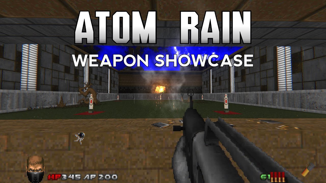 Doom Mod Weapon Showcase Atom Rain V1 3g Youtube