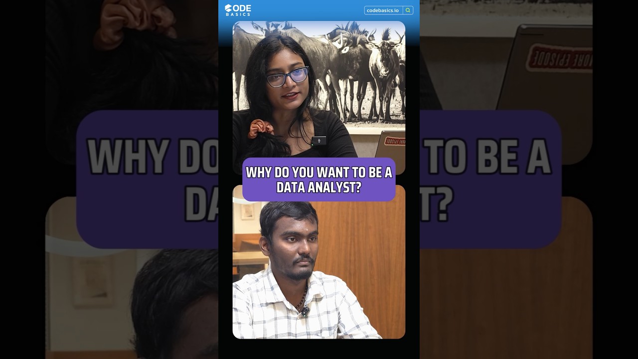 Data Analyst Interview Shorts Codebasics Data Dataanalyst