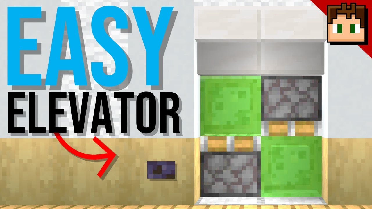 Minecraft Bedrock Easy Working Elevator Tutorial 1 21 Youtube