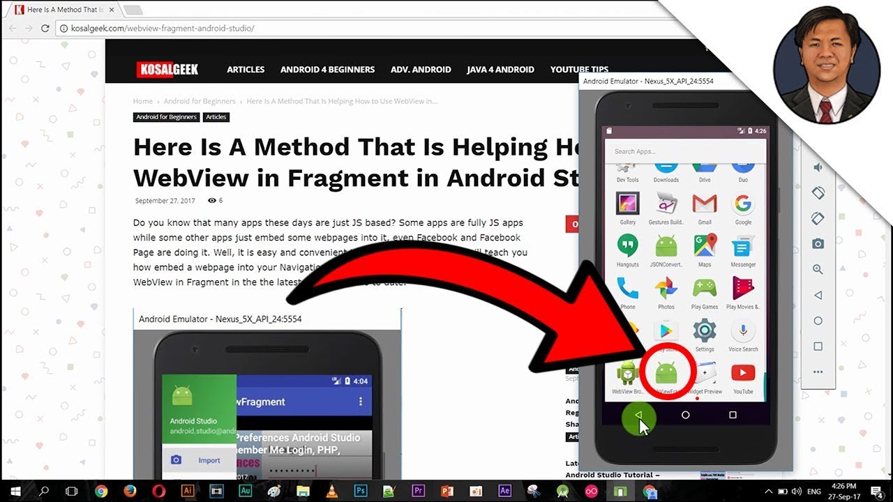 How To Use Webview In Fragment In Android N And Older Android Apis