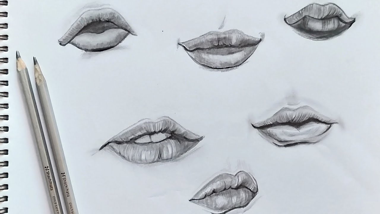 Diffe Types Of Lips Drawing Easy To Draw Infoupdate Org