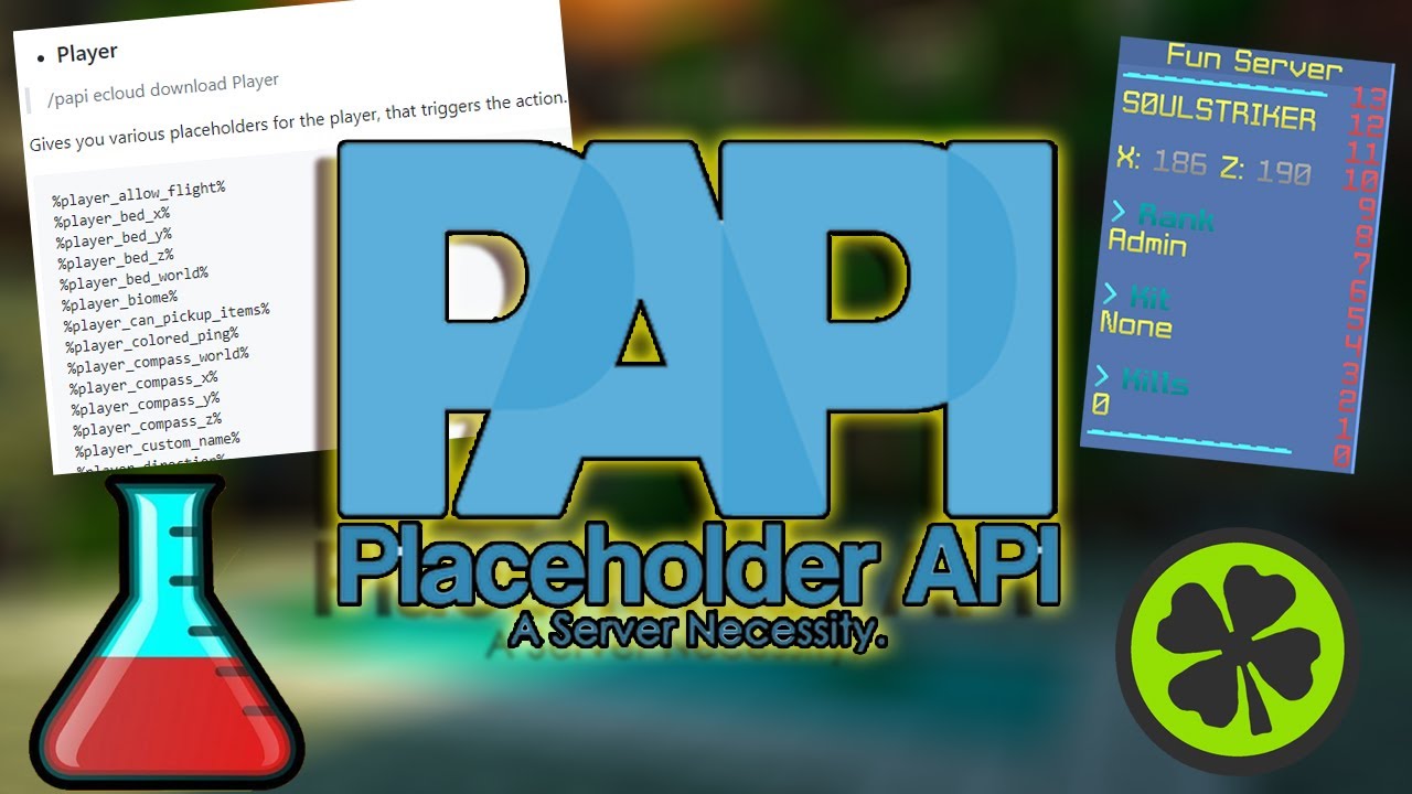 Placeholder Api Plugin Tutorial Minecraft Plugin Tutorial Youtube