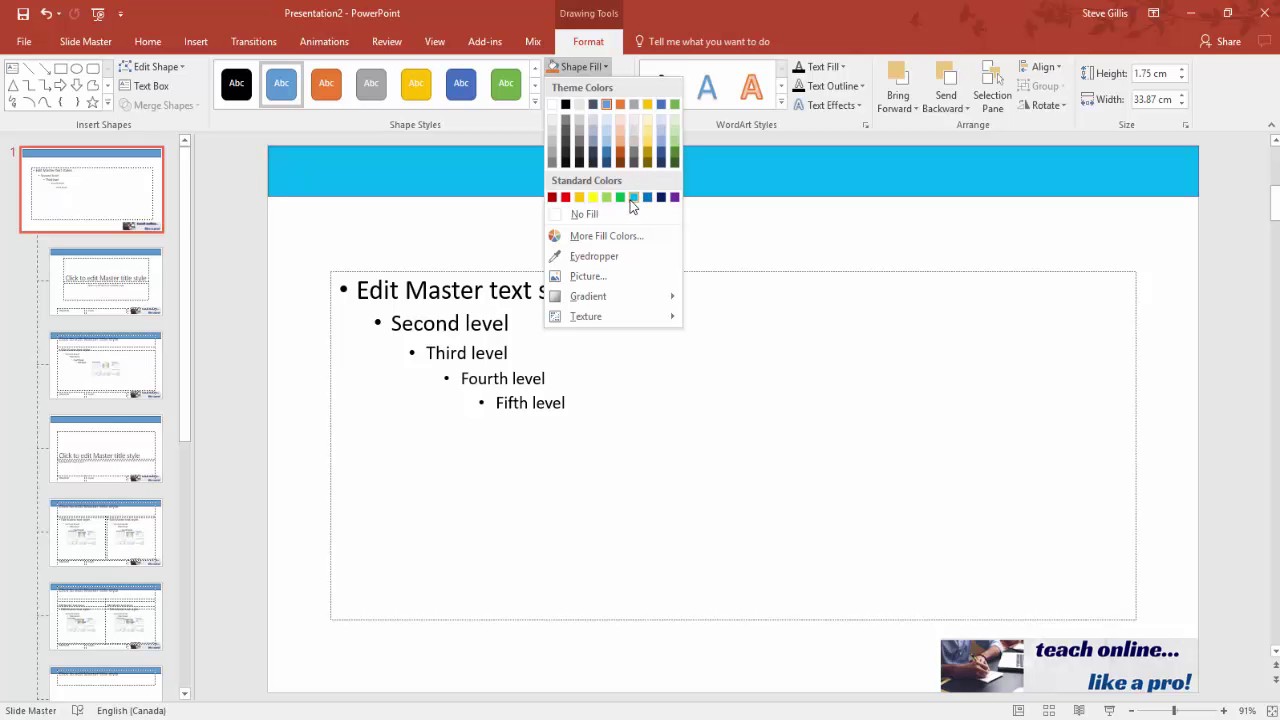 How To Create Master Page In Powerpoint Infoupdate Org