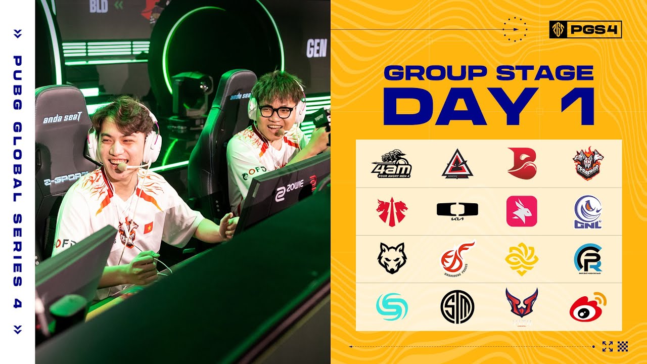 Pgs 4 Group Stage Day 1 Youtube