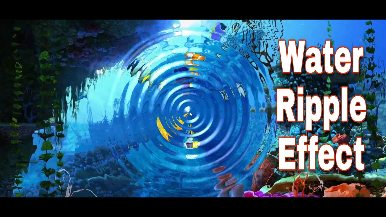 Water Ripple Effect Using Html Css And Java Script Youtube