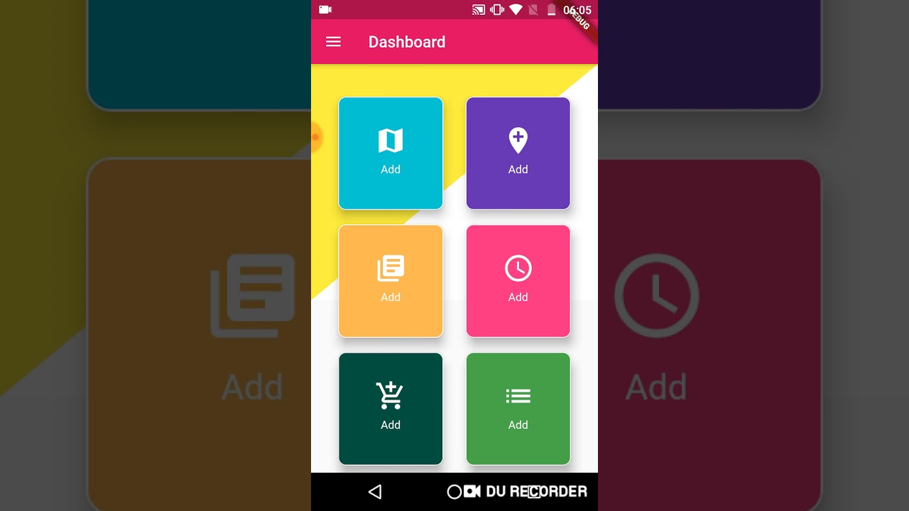 Flutter Dashboard App Youtube