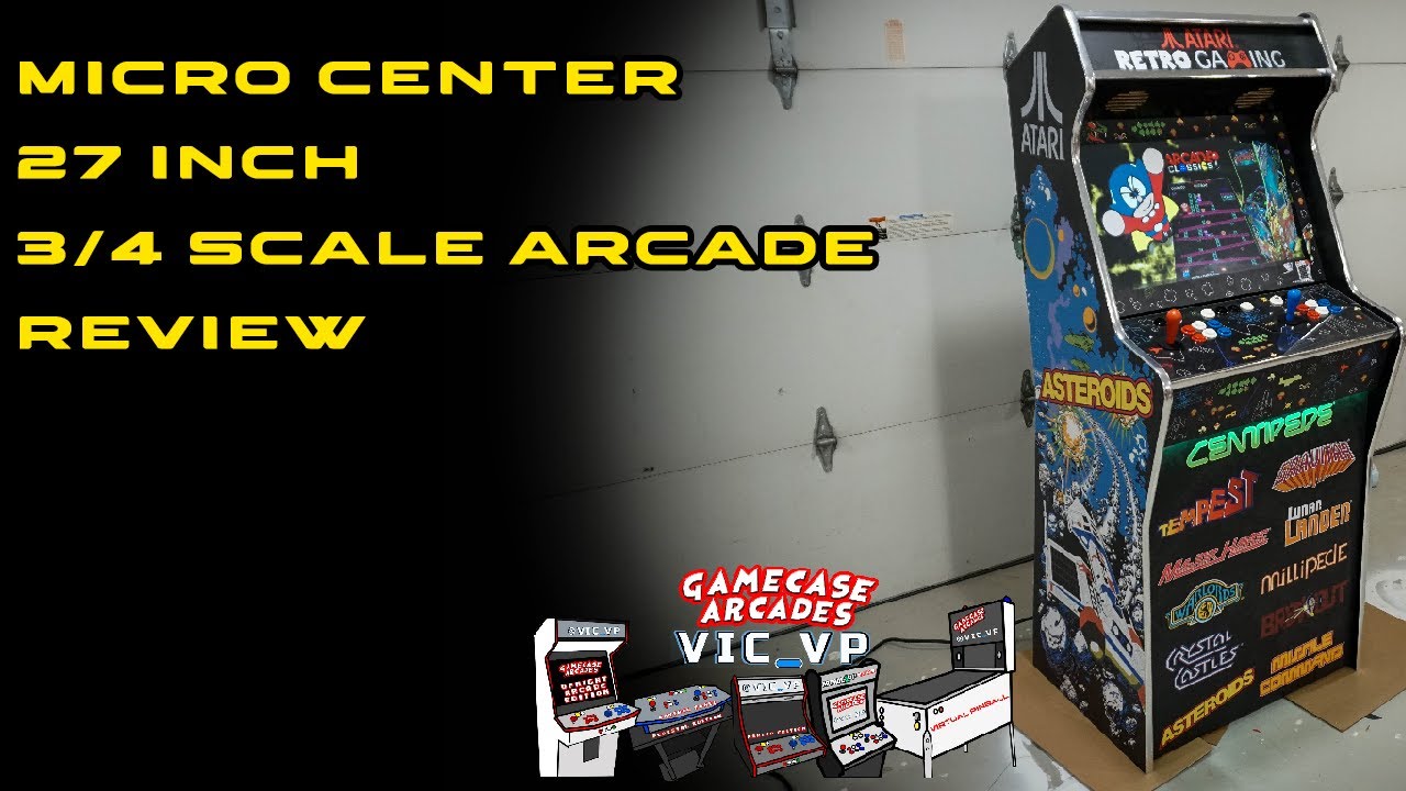 Micro Center 27 Inch Arcade Cabinet Review Youtube